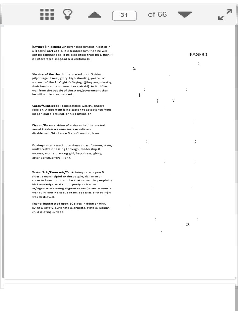 (PDF) Imam Jafar Al-Sadiq - Book On Dream Interpretation (English) Complete - DOKUMEN - TIPS | PDF