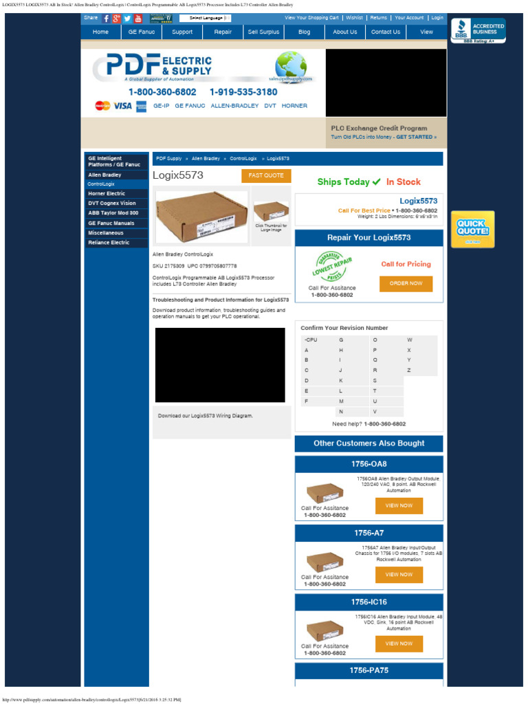 Logix 5573 | PDF | Programmable Logic Controller | Computer Science