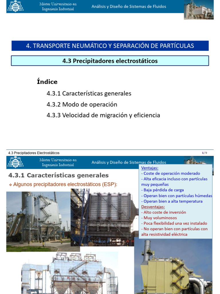 ADSF 4-3 Precipitadores Electrostáticos | PDF | Electrostática ...