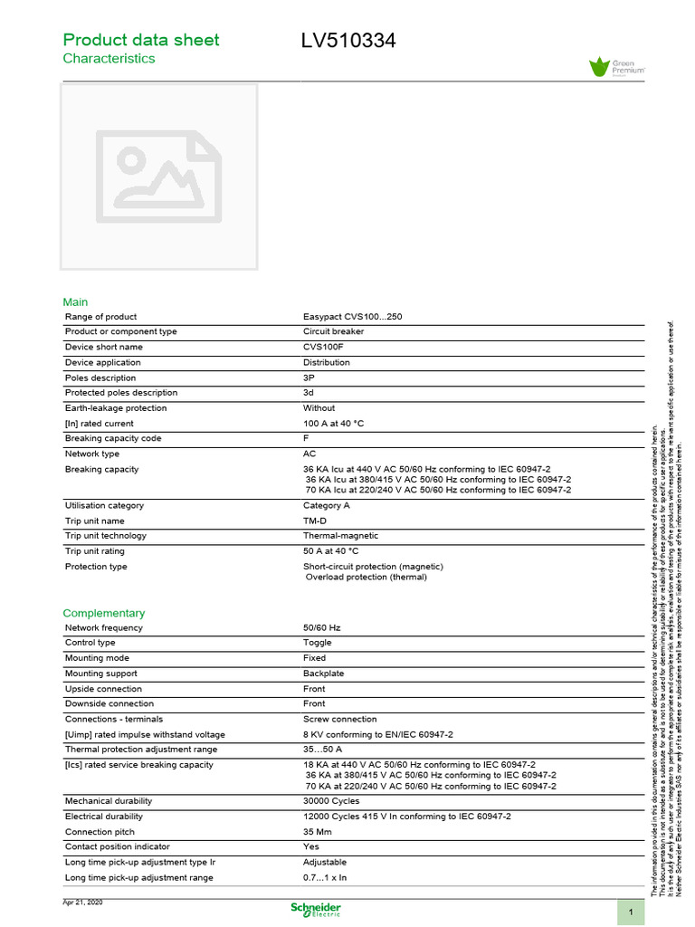 Data Sheet Komponen CVS | PDF | Alternating Current | Electrical ...