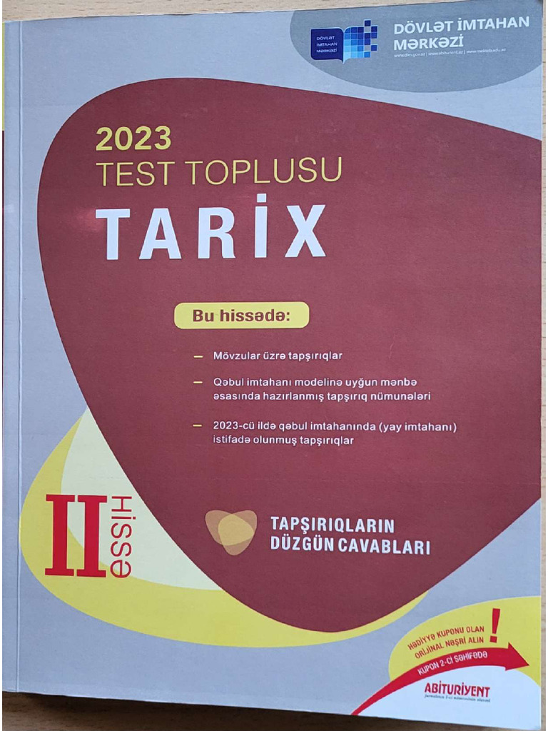 Tarix Test 2023 II Hissə | PDF