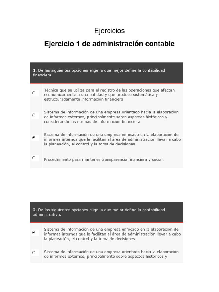 Ejercicios Parte 1 | PDF | Contabilidad | Contabilidad de costos