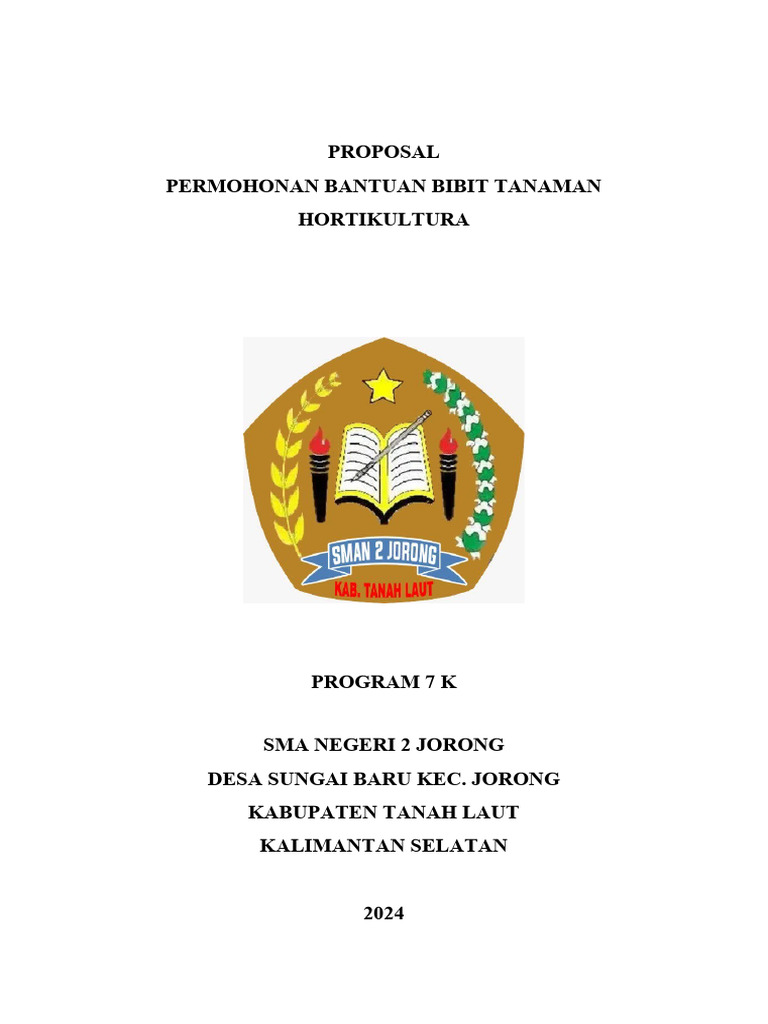 Proposal Tanaman Bibit Buah | PDF