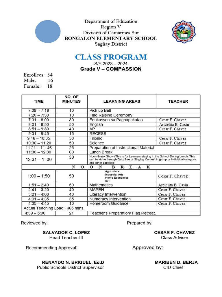 CES Class Program 2019-2020 | Download Free PDF | Human Communication ...
