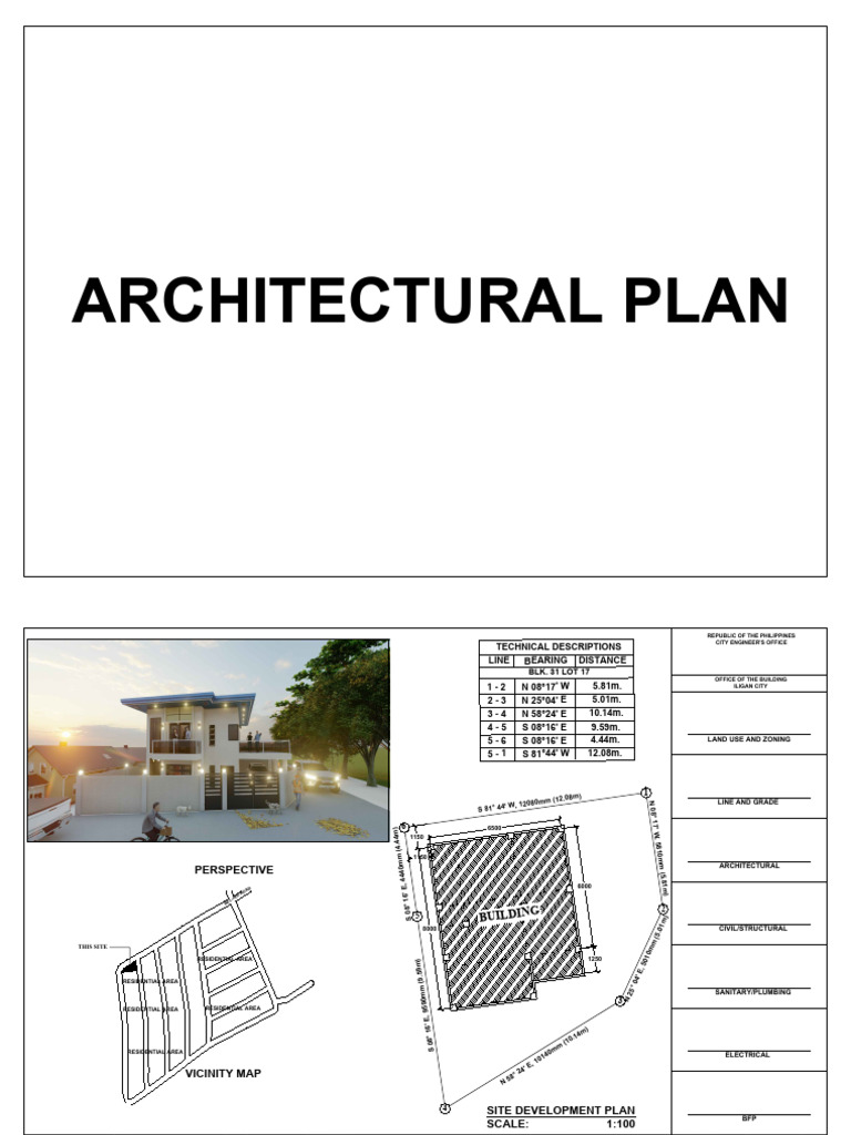 Architectural Plans | PDF | Window | Roof