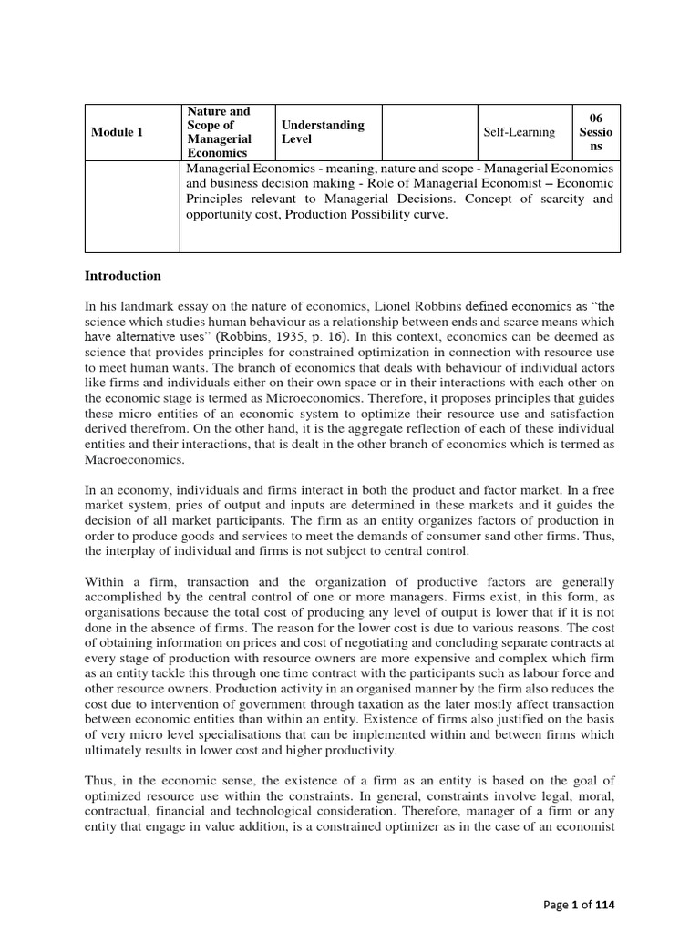 Notes Business Economics - Notes | PDF | Economics | Demand