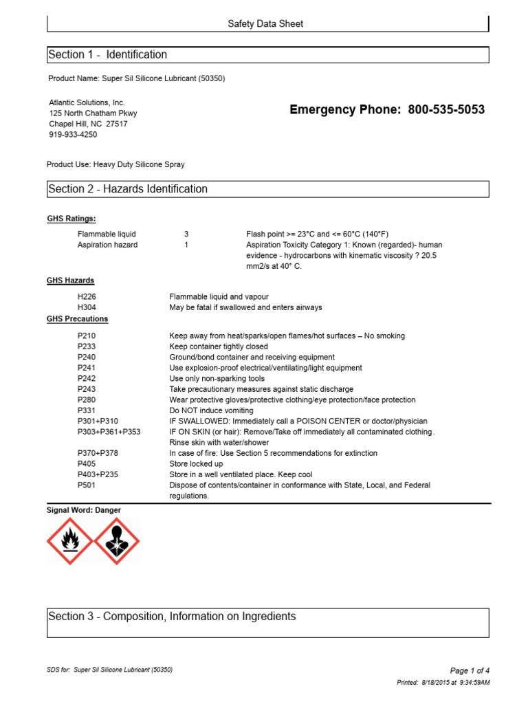 Super Sil | PDF | Safety | Industrial Processes