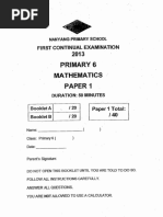 PSLE SCIENCE Answer (2018-2020) - MCQ | PDF
