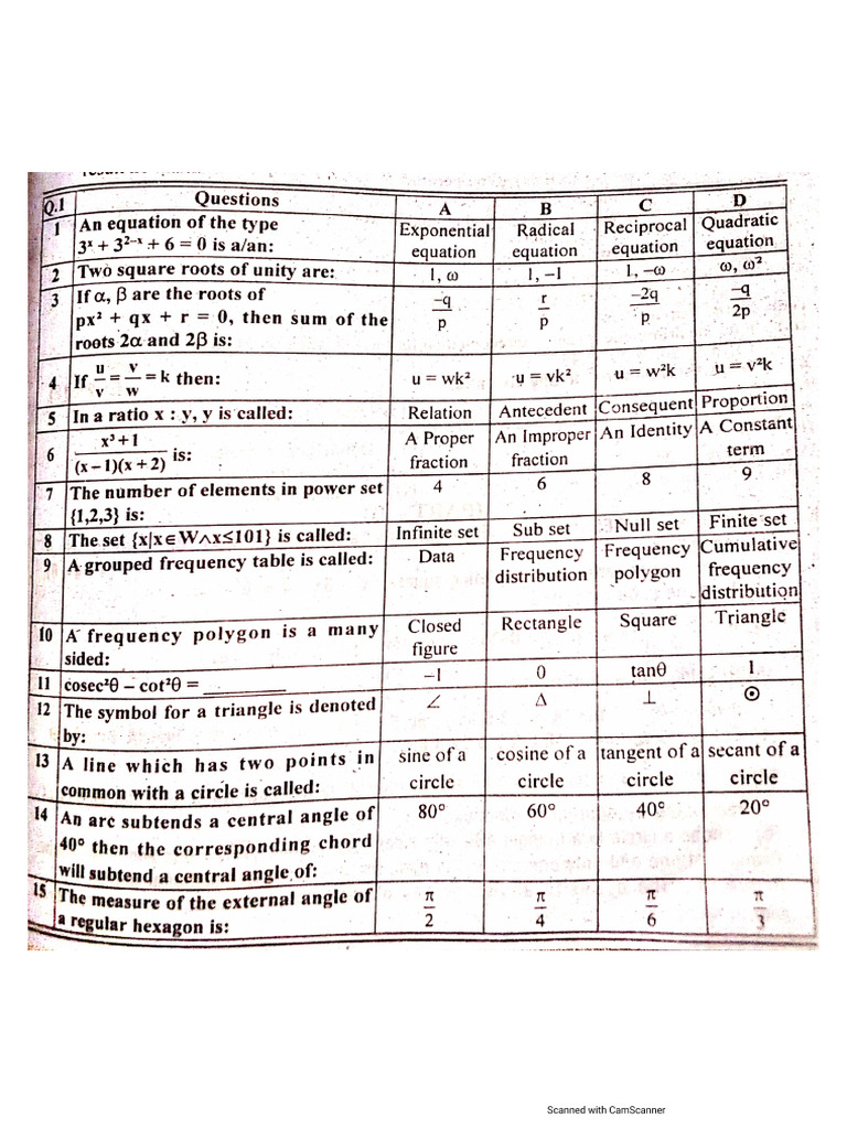 Math 10th (2A) Jan 19,2024 | PDF