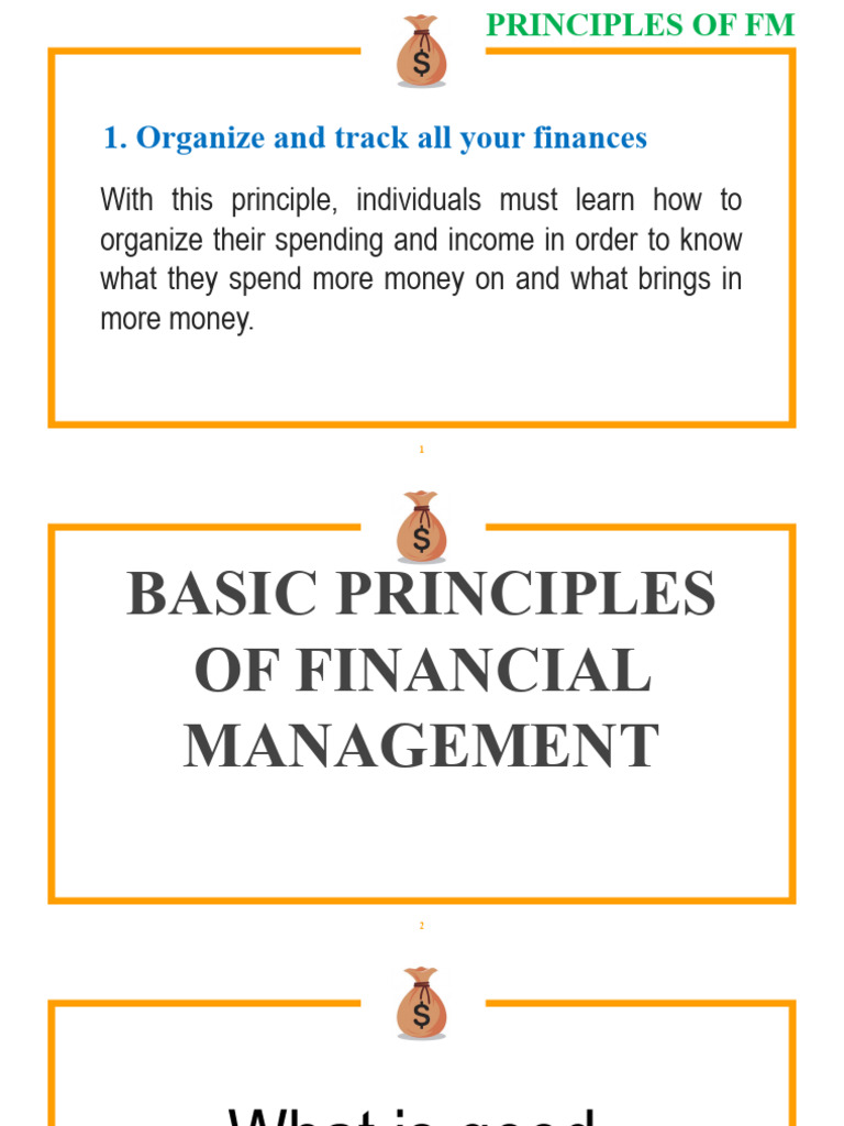 Key Principles of Financial Management | PDF | Financial Risk | Investing