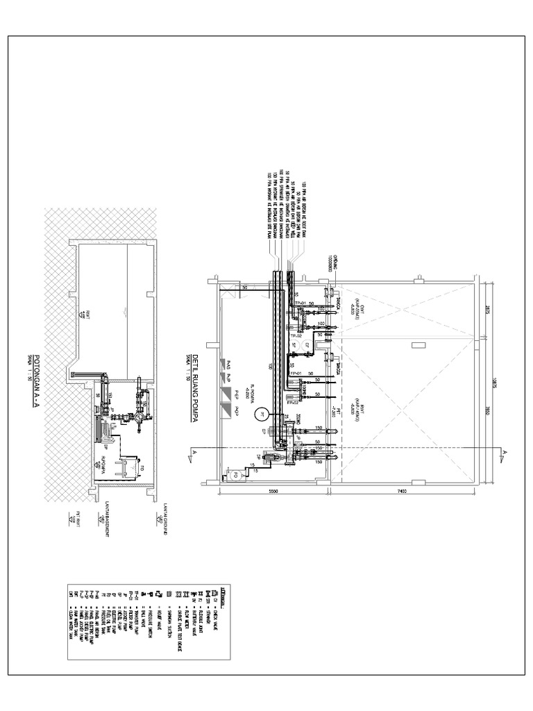 Detail Ruang Pompa | PDF