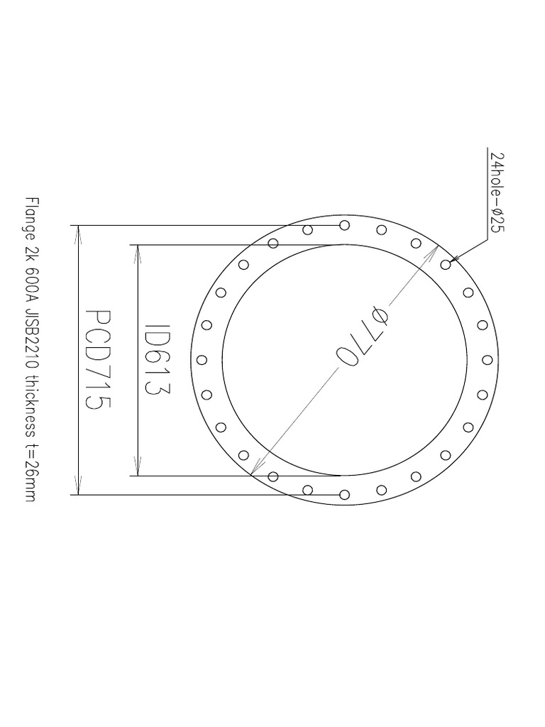 Flange 2k-600a Jis b2210 | PDF