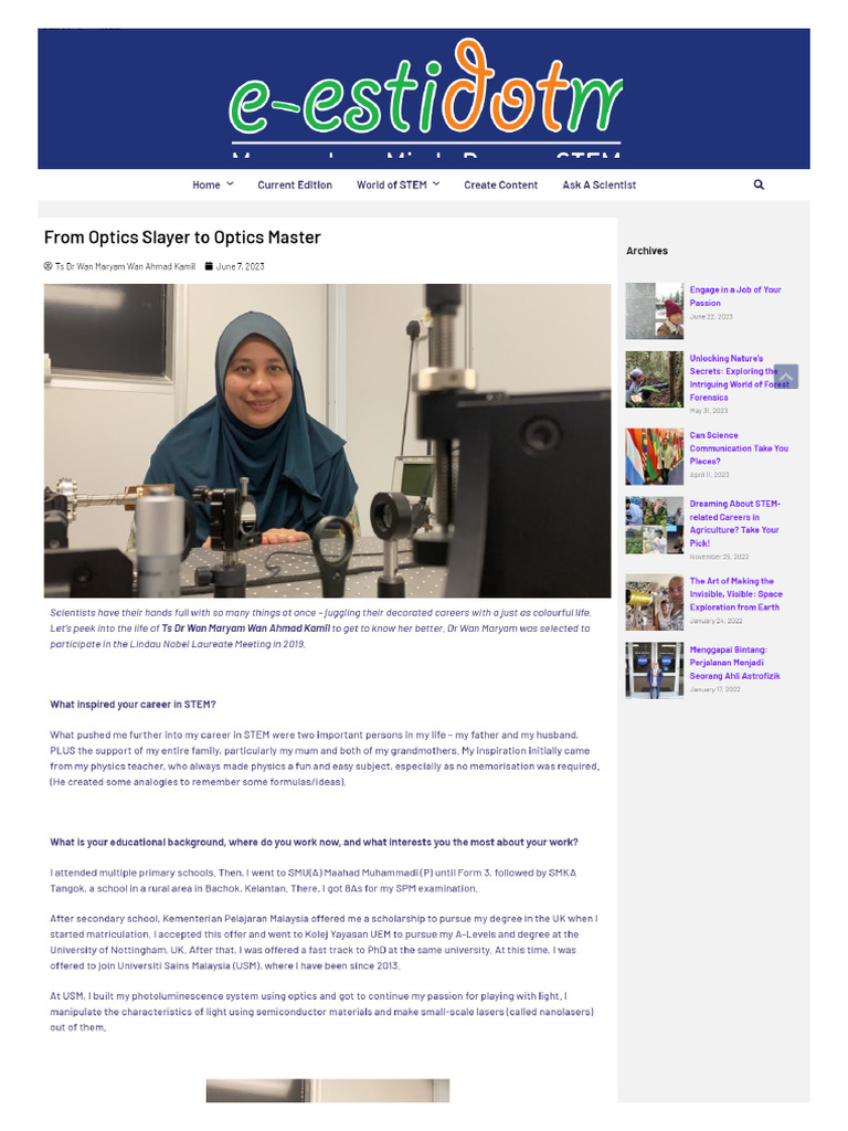 From Optics Slayer To Optics Master | PDF