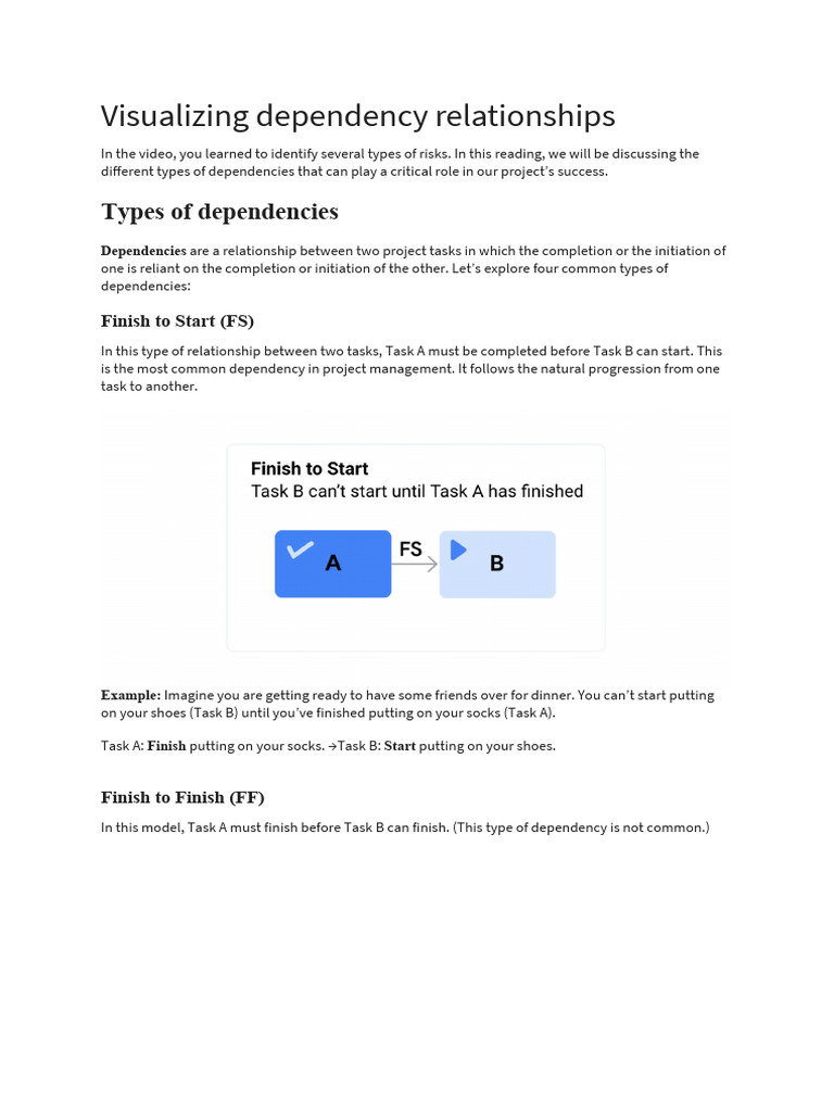 Visualizing Dependency Relationships | PDF | Cakes Visualizing Dependency Relationships | PDF | Cakes