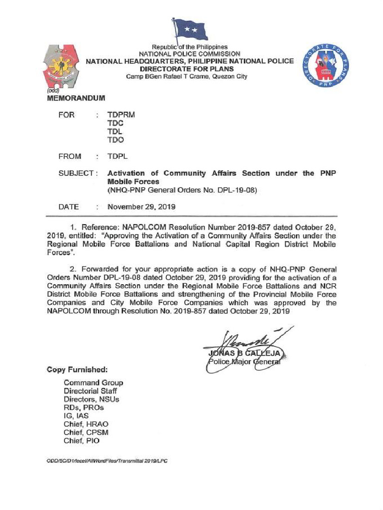 RMFB Community Affairs Section | PDF