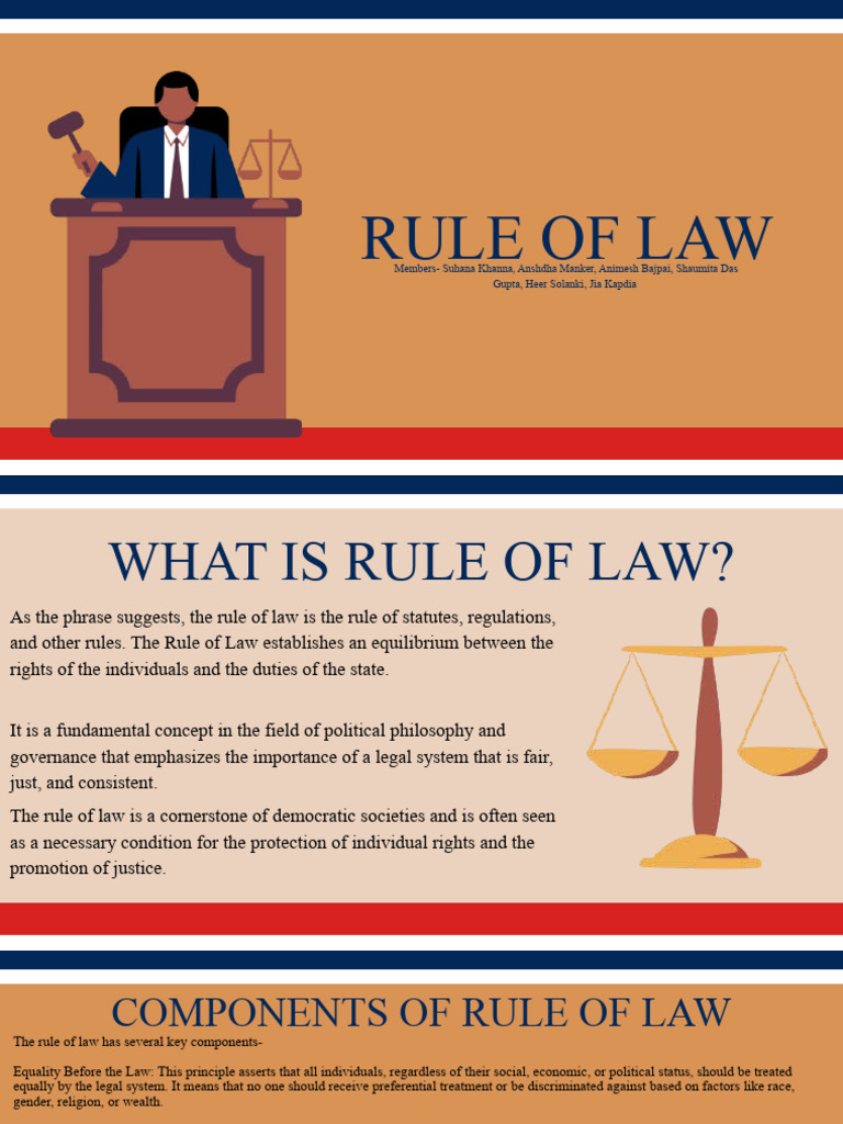 Understanding the Rule of Law | PDF | Law