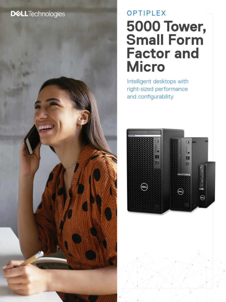 Optiplex 5000 Towers Spec Sheet | PDF | Usb | Ieee 802.11