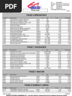BMT PRICELIST 29.2pdf | PDF | Sausage | Lamb And Mutton
