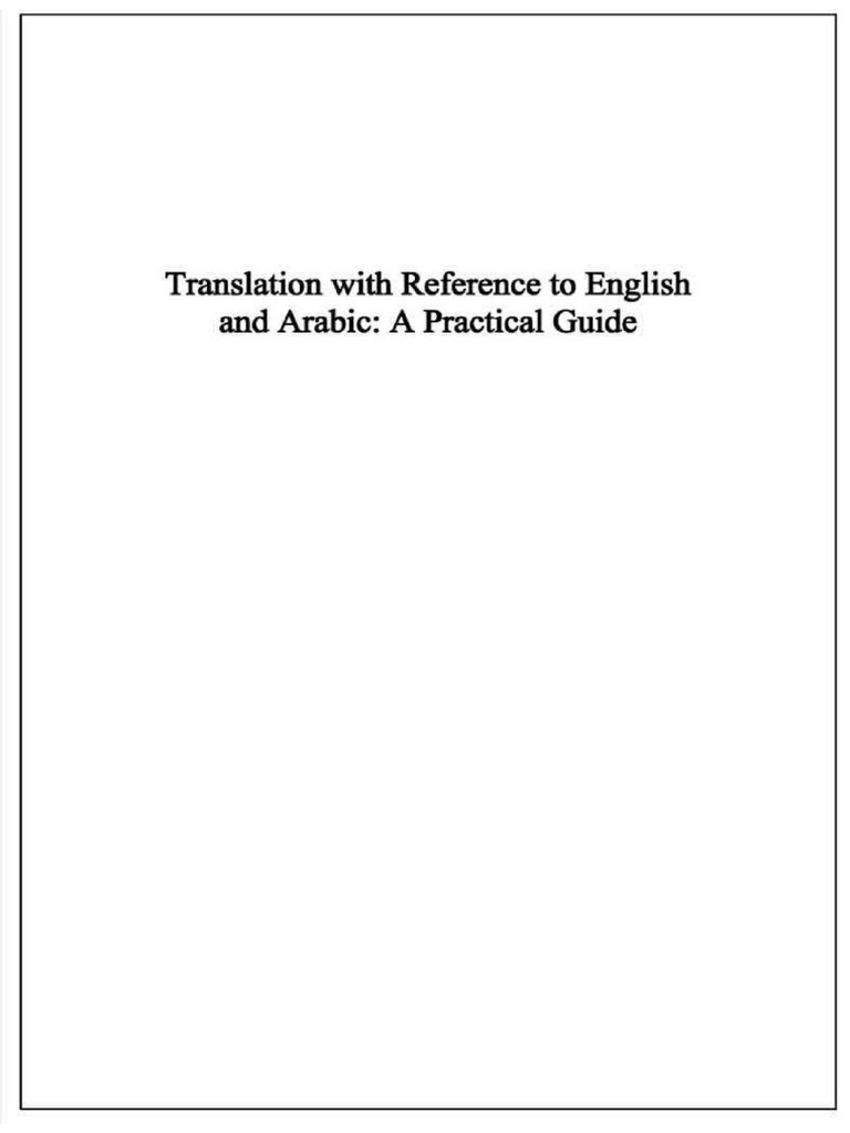 TR102 Book | PDF | Translations | Idiom