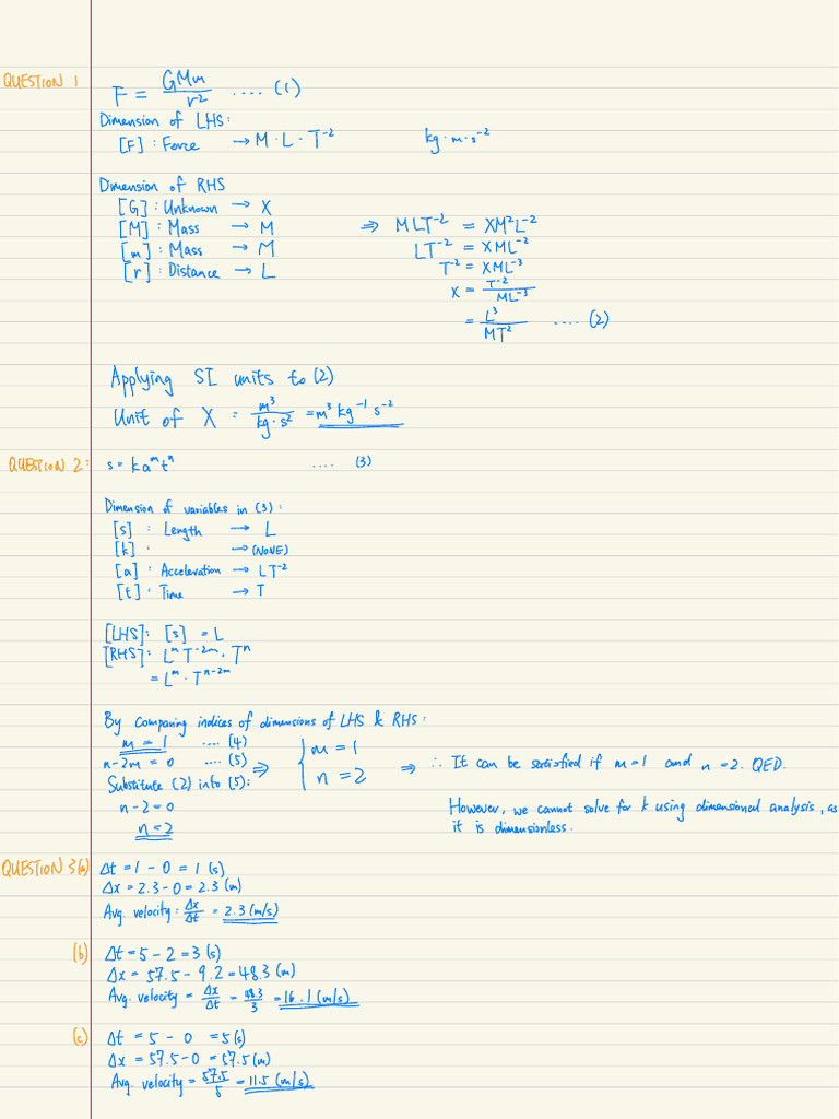 Lecture 1 - Kinematics | Download Free PDF | Physics | Physical Sciences