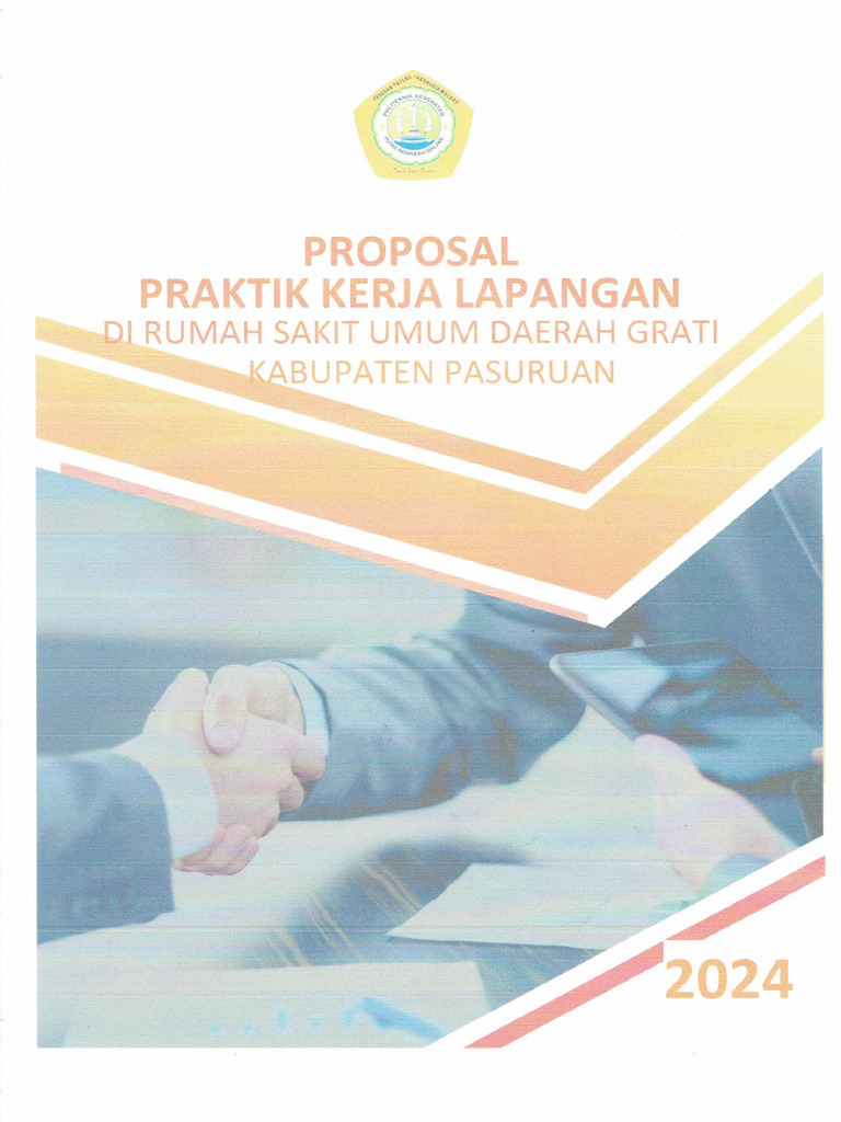 RSUD Grati Kabupaten Pasuruan - Revisi Proposal Pengajuan Lahan PKL Prodi Farmasi TA 2023 2024 | PDF
