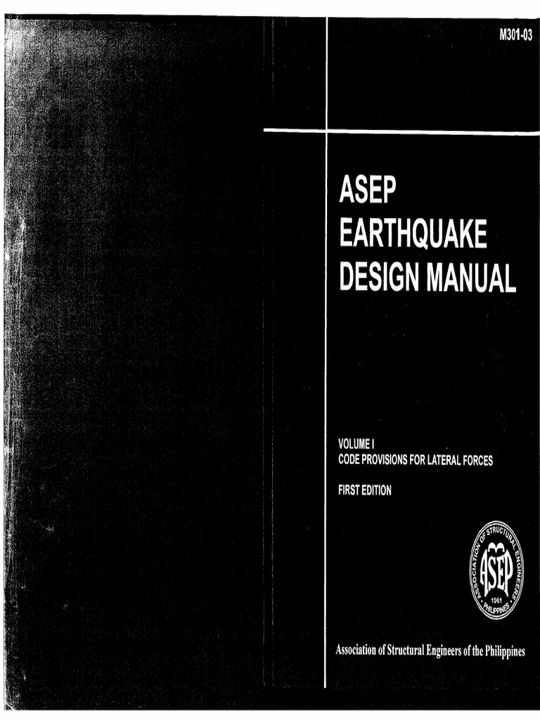 Asep - Earthquake Design Manual | PDF