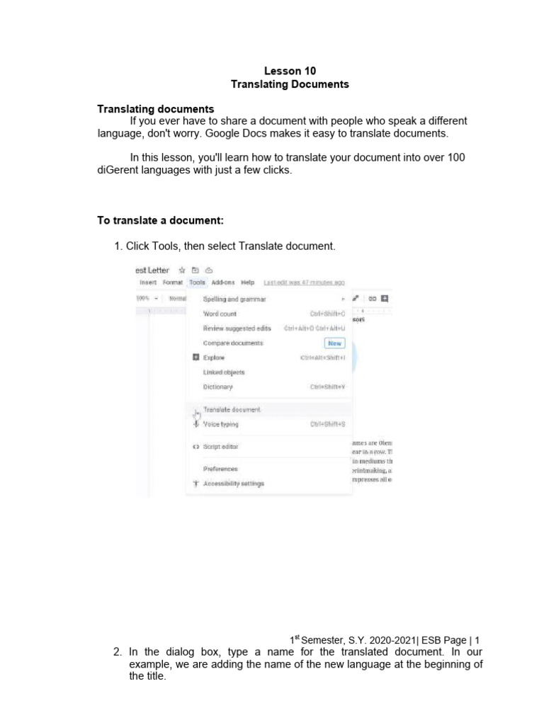 Translating Documents | PDF
