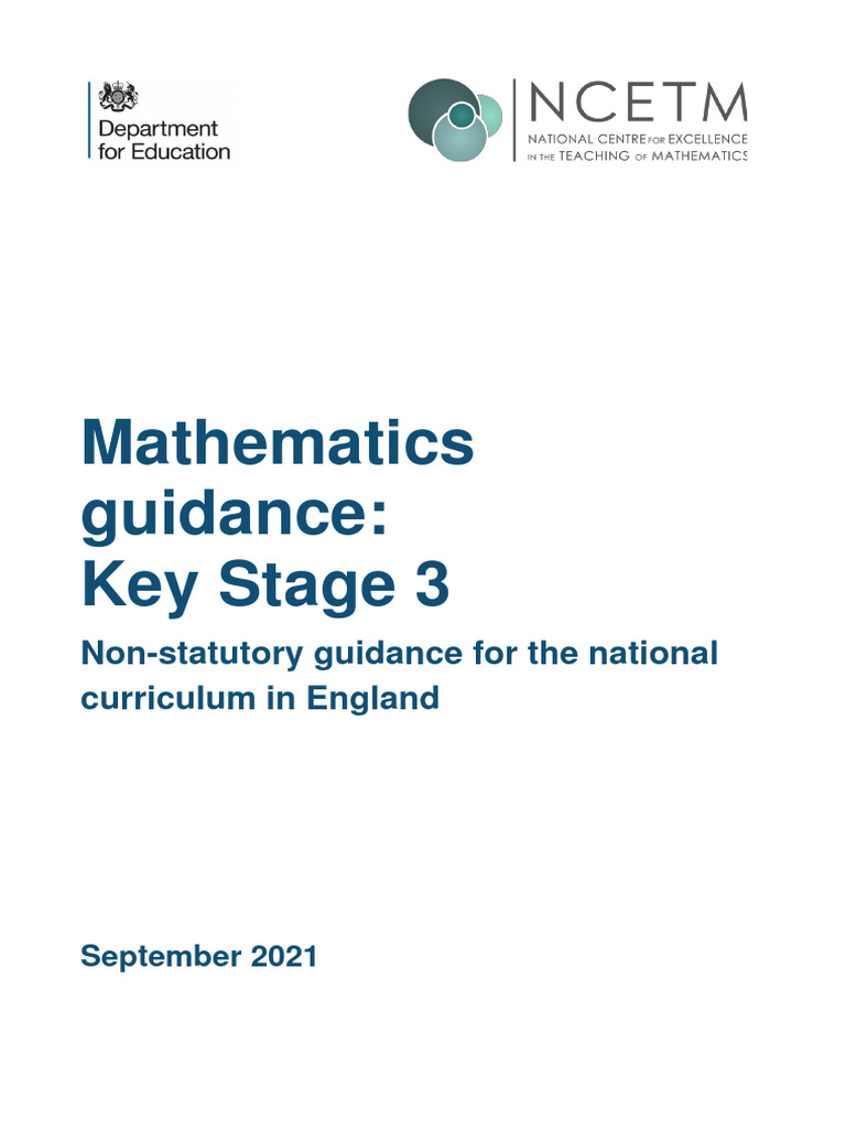 Key Stage 3 Maths Curriculum Guide | PDF | Curriculum | Numbers