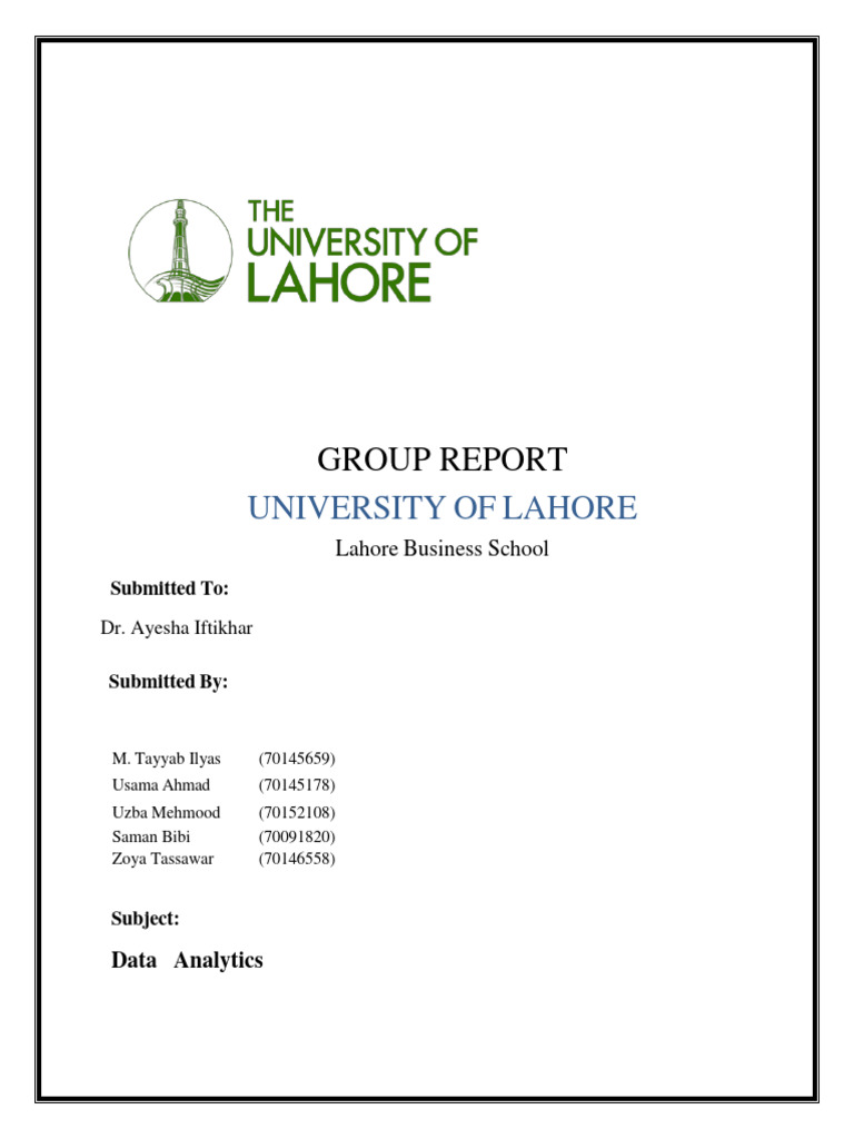 Regression Analysis Final Project | PDF