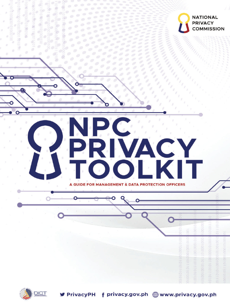NPC Privacy Toolkit 2017 Guide | PDF | Privacy | Information Privacy