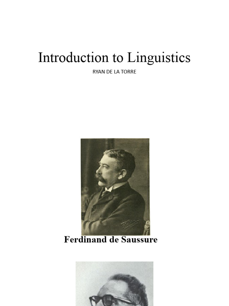 Famous Linguists Dos and Donts of Linguists | PDF | Linguistics | Grammar