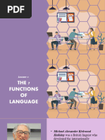 HALLIDAY 7 Functions of Language | PDF | Imagination | Identity (Social ...