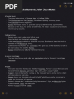 Romeo and Juliet Assignments | PDF | Characters In Romeo And Juliet