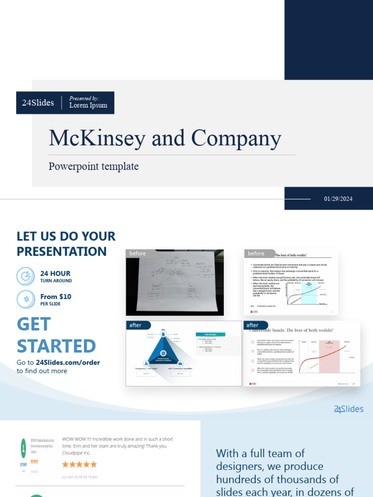McKinsey and Company Template-Corporate | PDF | Tullii