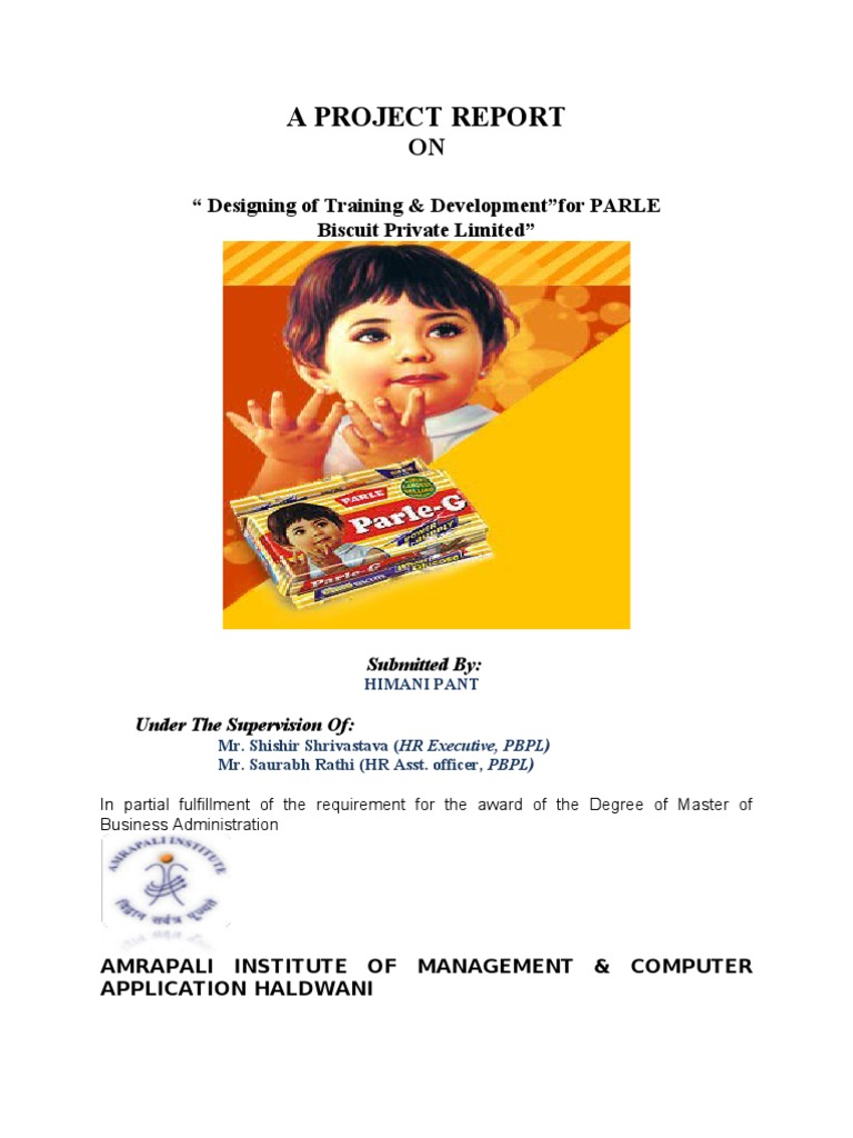 Training & Development at Parle Products | PDF | Employment ...