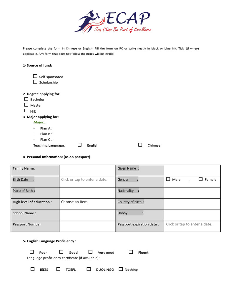 Application Form ECAP | PDF | Justice | Crime & Violence