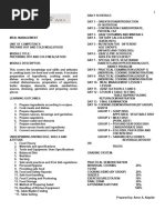 CSEC Food Nutrition and Health Syllabus | PDF