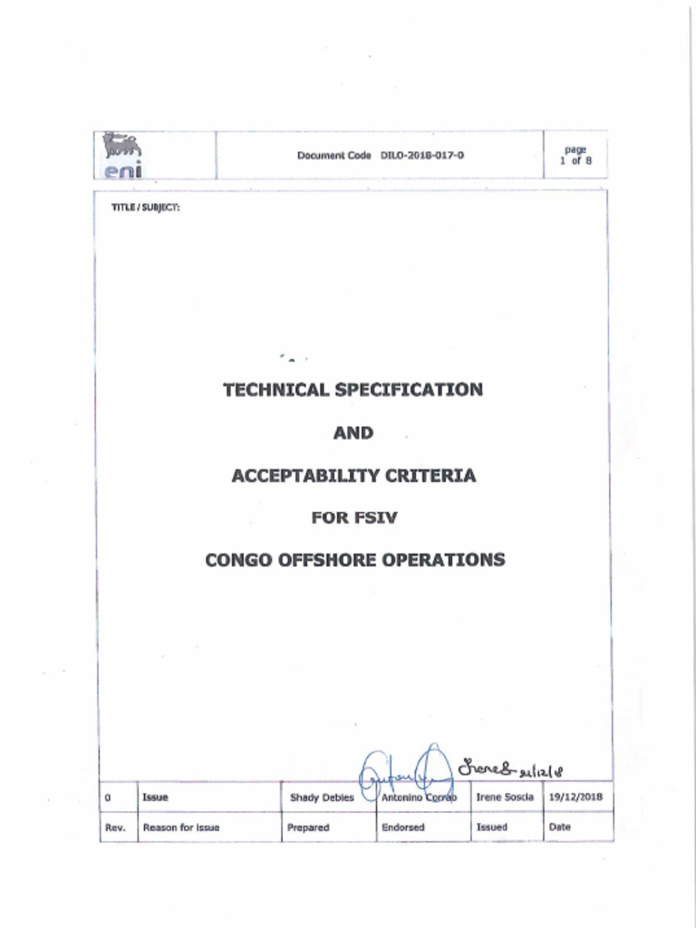 FSIV Tech Spec | PDF