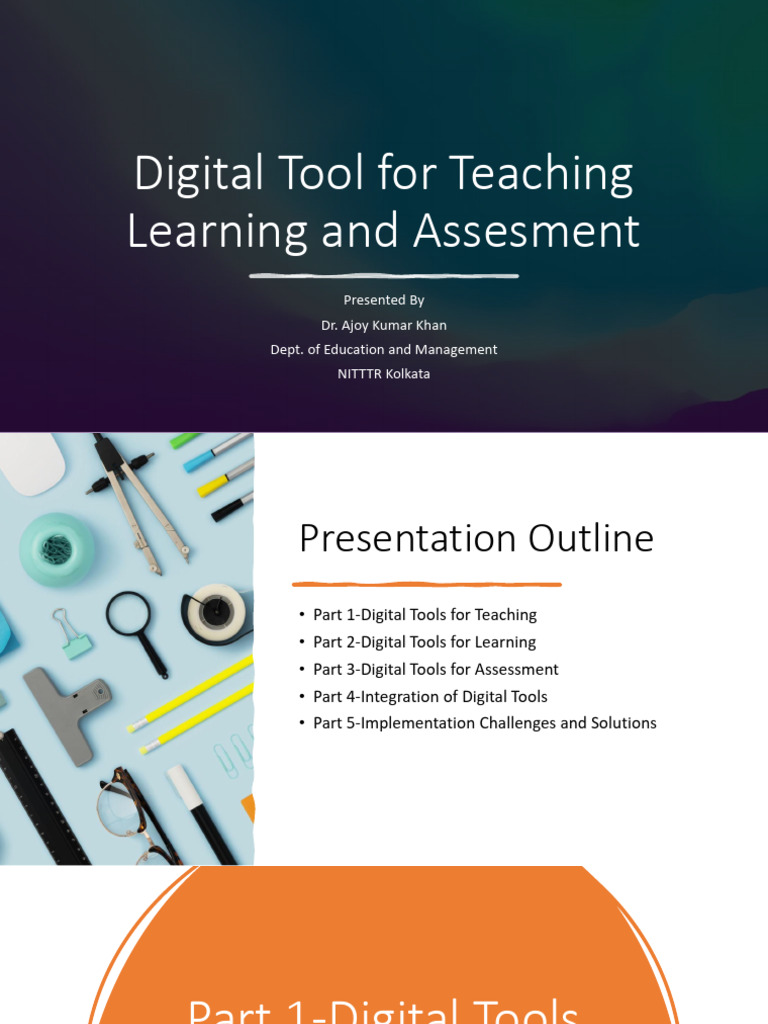 Digital Tool For Teaching Learning and Assesment | PDF | Virtual ...