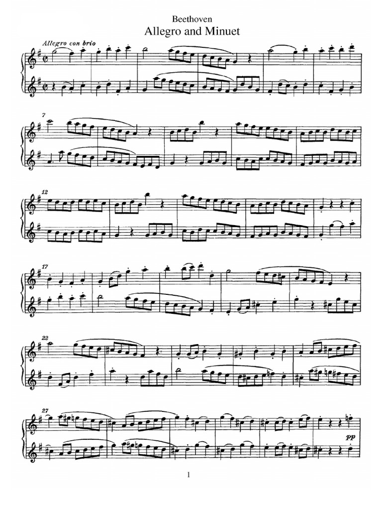 Beethoven - Duo Edit | PDF