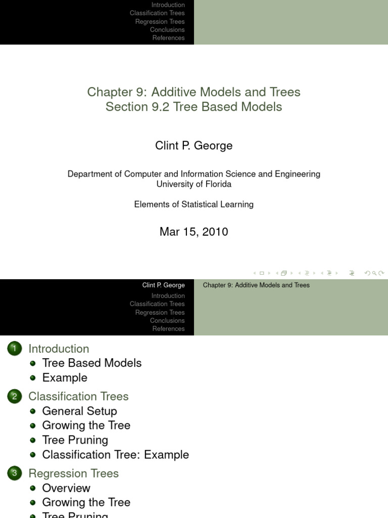 Additive Models and Trees | PDF | Regression Analysis | Statistical ...