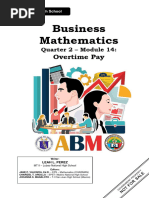 Business Mathematics - Module 13.1 - Benefits of A Wage Earner | PDF ...