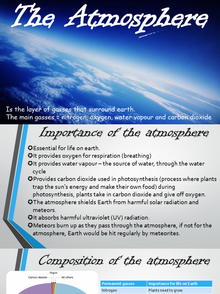 The Atmosphere | PDF | Atmosphere Of Earth | Atmosphere