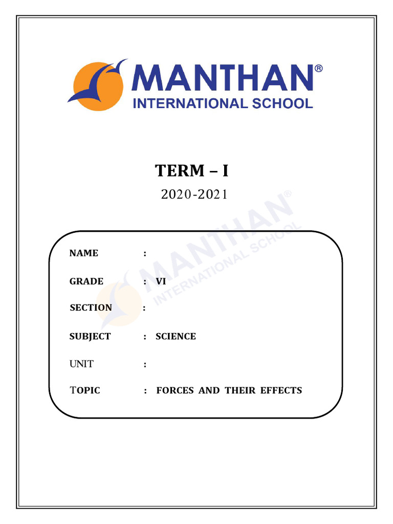 Forces W.B-New | PDF | Force | Weight