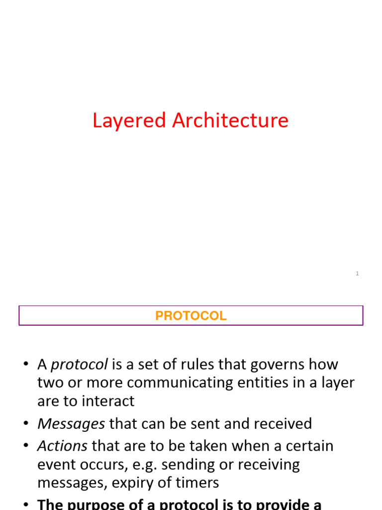 Layered Architecture Pdf Internet Protocol Suite Osi Model