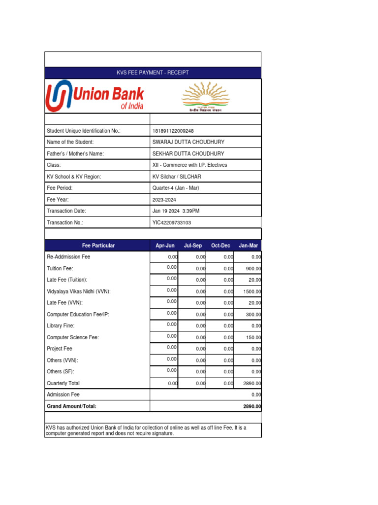 Receipt - 1 - 19 - 2024 12 - 00 - 00 AM | PDF | Market (Economics ...