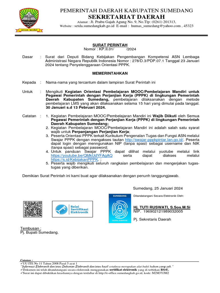 33 SP Orientasi Mooc Pegawai PPPK | PDF