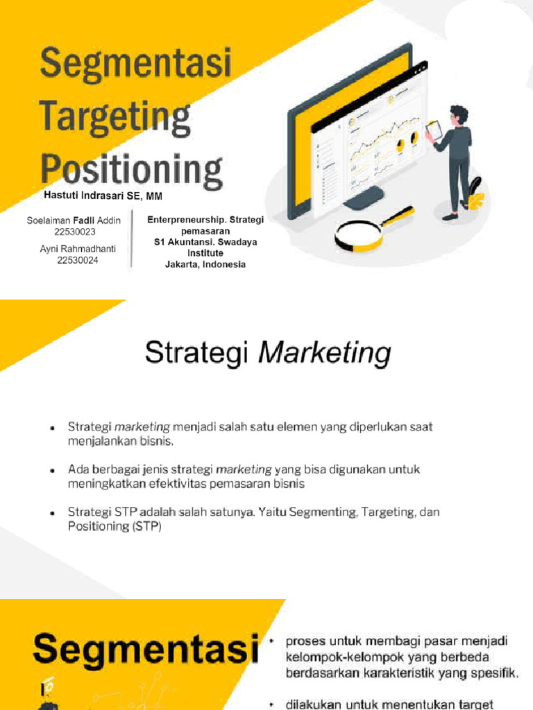 Segmentasi Targetting Positioning Marketing | PDF