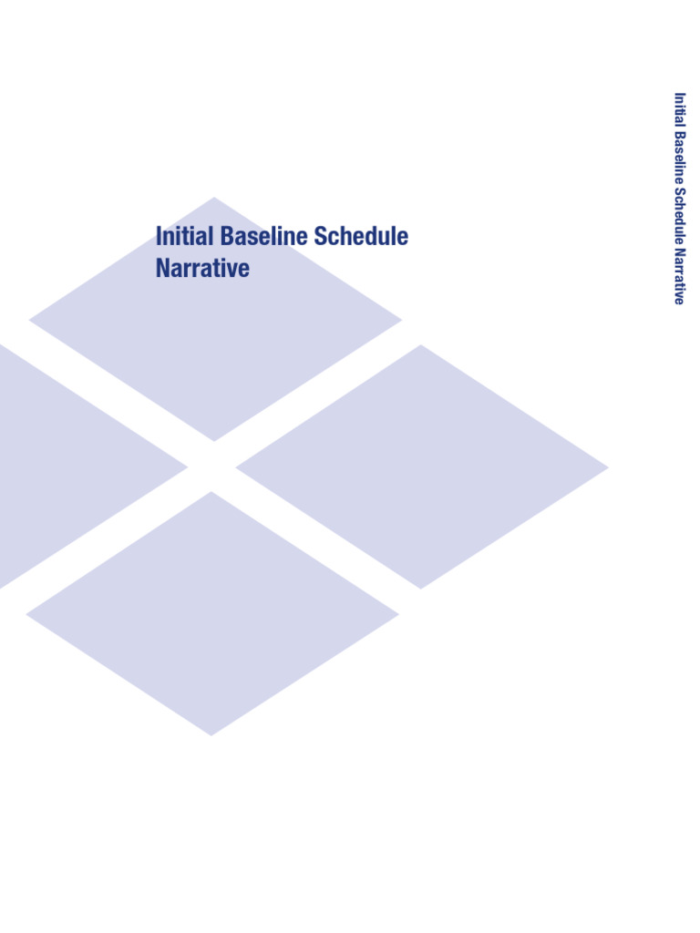 Exhibit B-3B - Initial Opitz Boulevard Ramp Baseline Schedule | PDF ...