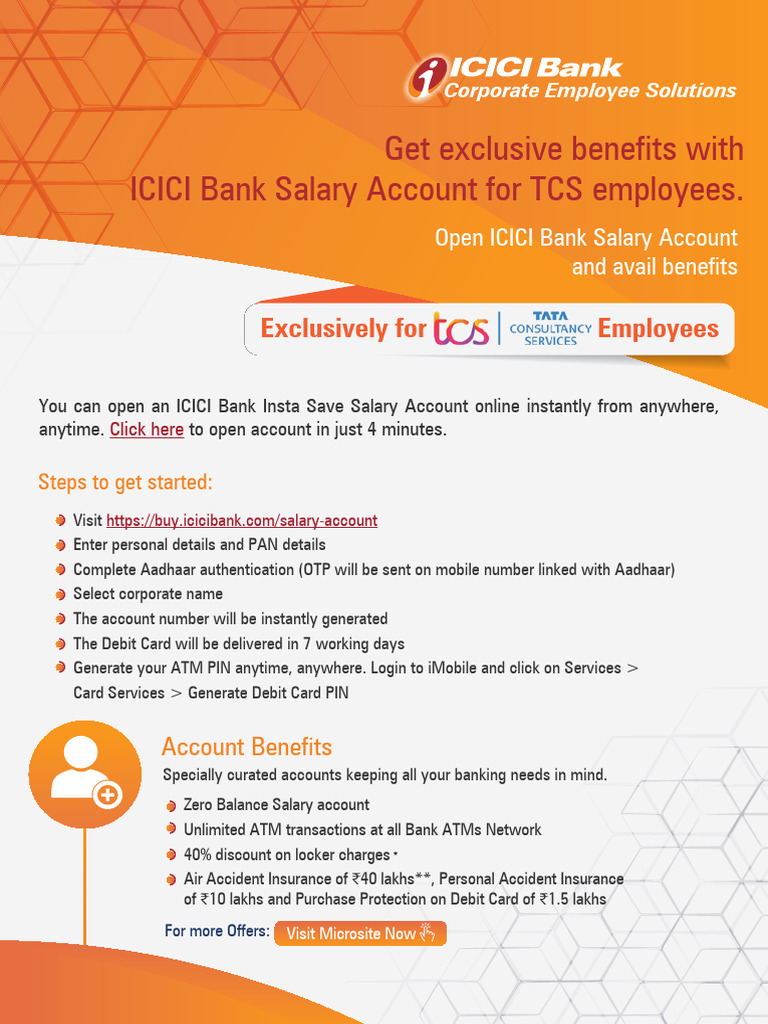 Original 1691133208 ICICI TCS One Pager | PDF | Credit Card | Debit Card